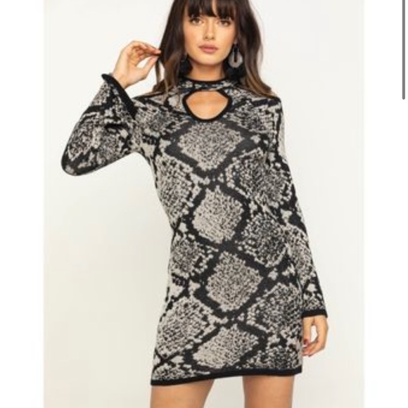 Shyanne | Dresses | Shyanne Womens Snake Print Jacquard Dress | Poshmark